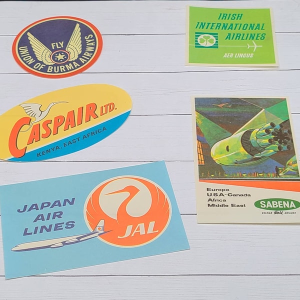 Vintage Luggage Labels - Etsy