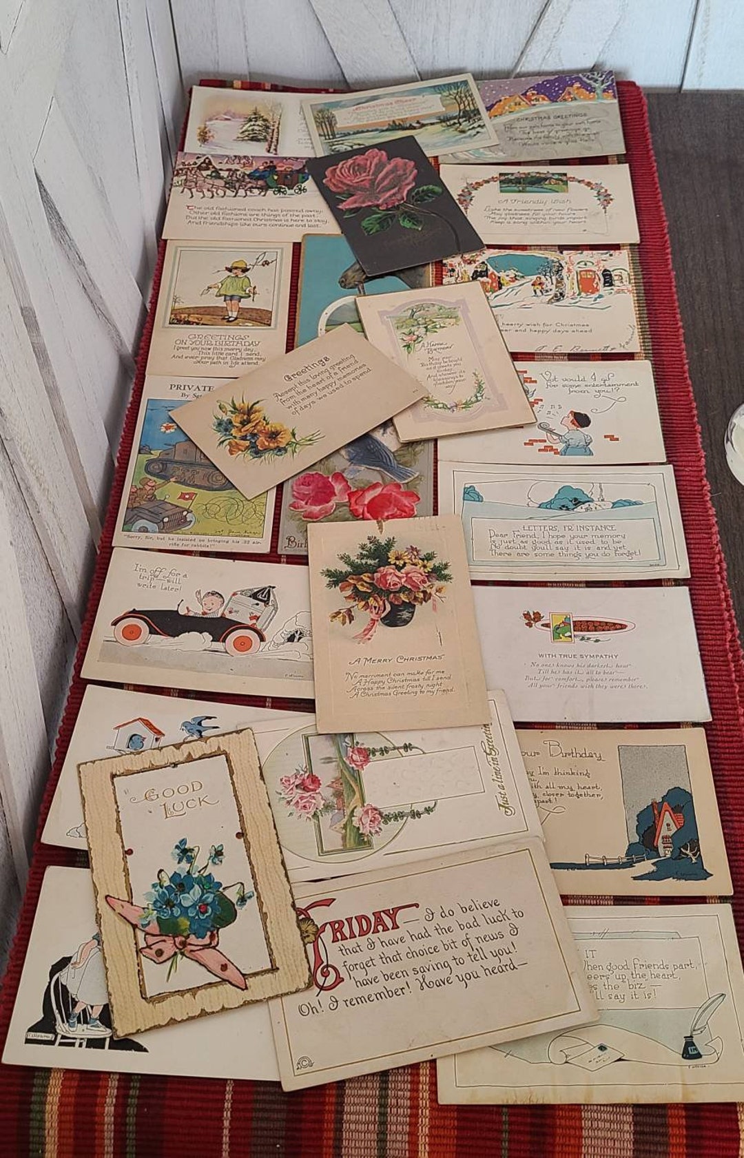 25 Vintage Post Cards. - Etsy