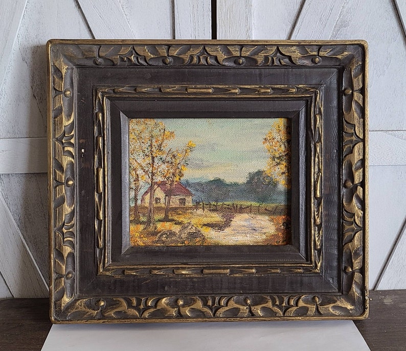 Vintage Ornate Painted Styrofoam Wall Hanging Frame. - Etsy