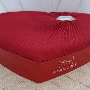 Vintage Valentine Chocolate Heart Box Etsy