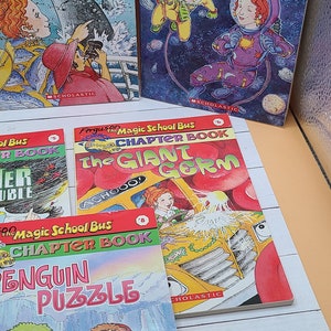 Set of 6 the Magic School Bus Books - Etsy