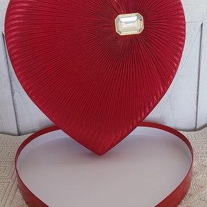 Vintage Valentine Chocolate Heart Box Etsy