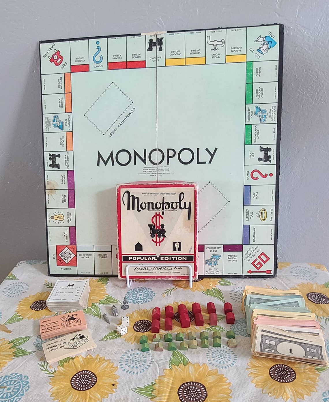 Vintage 1946 Monopoly Board Game. | Etsy
