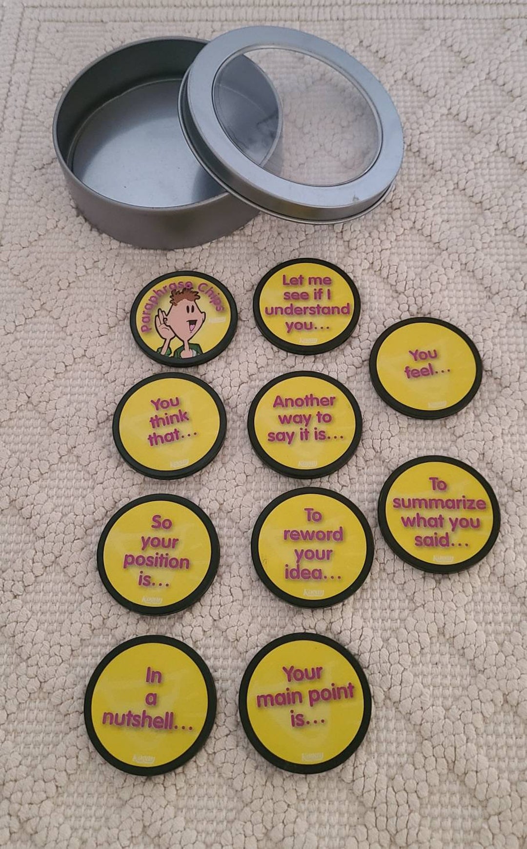 Paraphrase Active Listening Learning Game. - Etsy