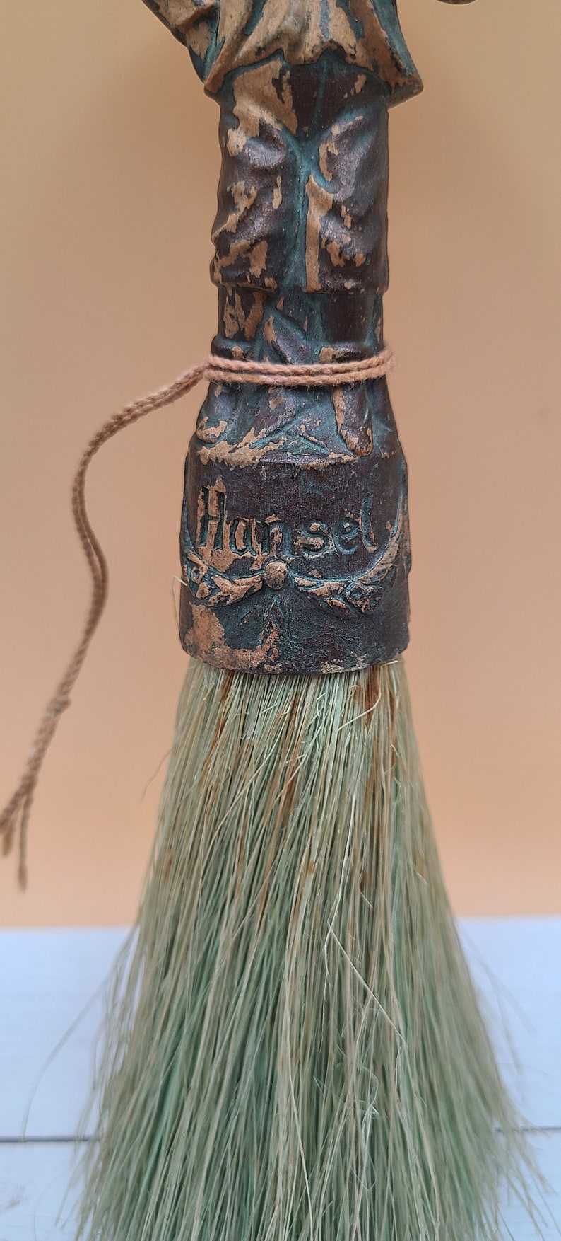 19th Century Straw Verdigris German Brush - Etsy