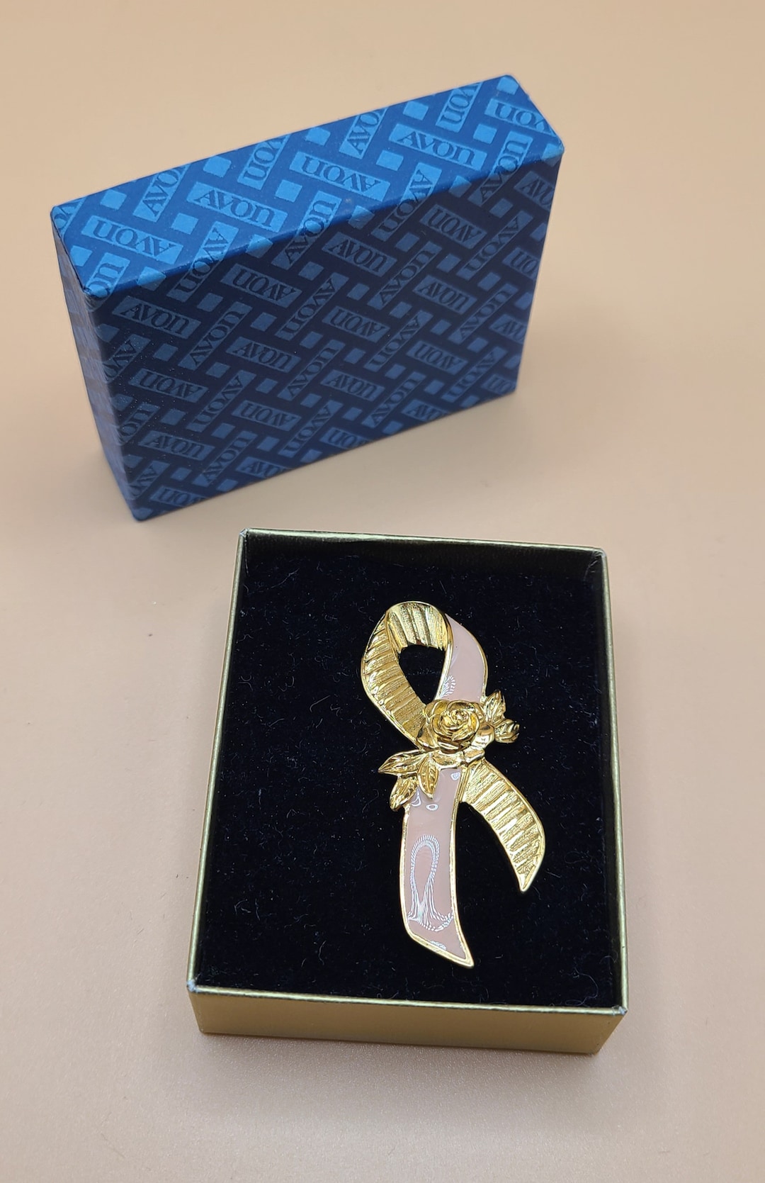 Vintage Avon Breast Cancer Pin - Etsy