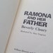 Ramona and Her Father by Beverly Cleary - Etsy