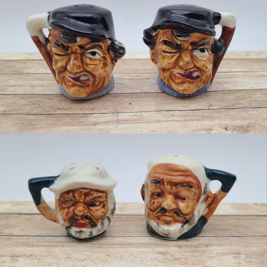 Vintage Sea Captain Salt and Pepper Shakers - Etsy