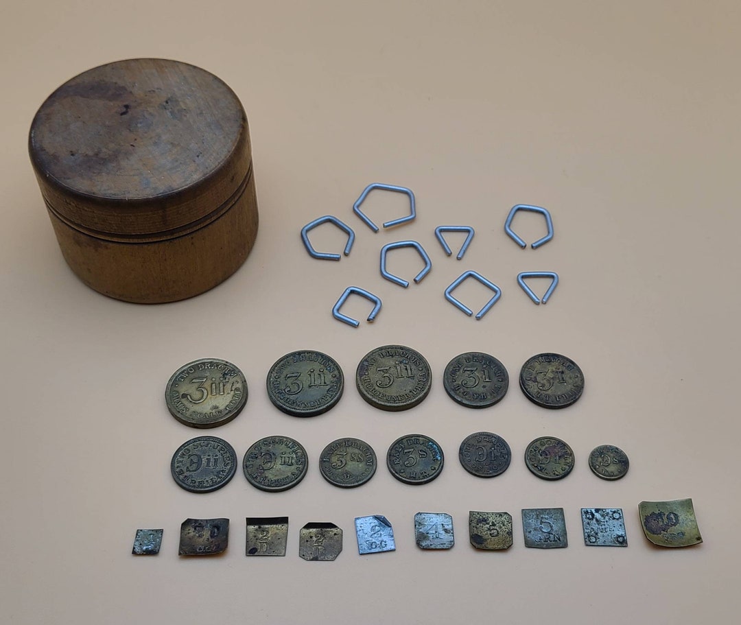 Vintage Greek Apothecary Weights. - Etsy
