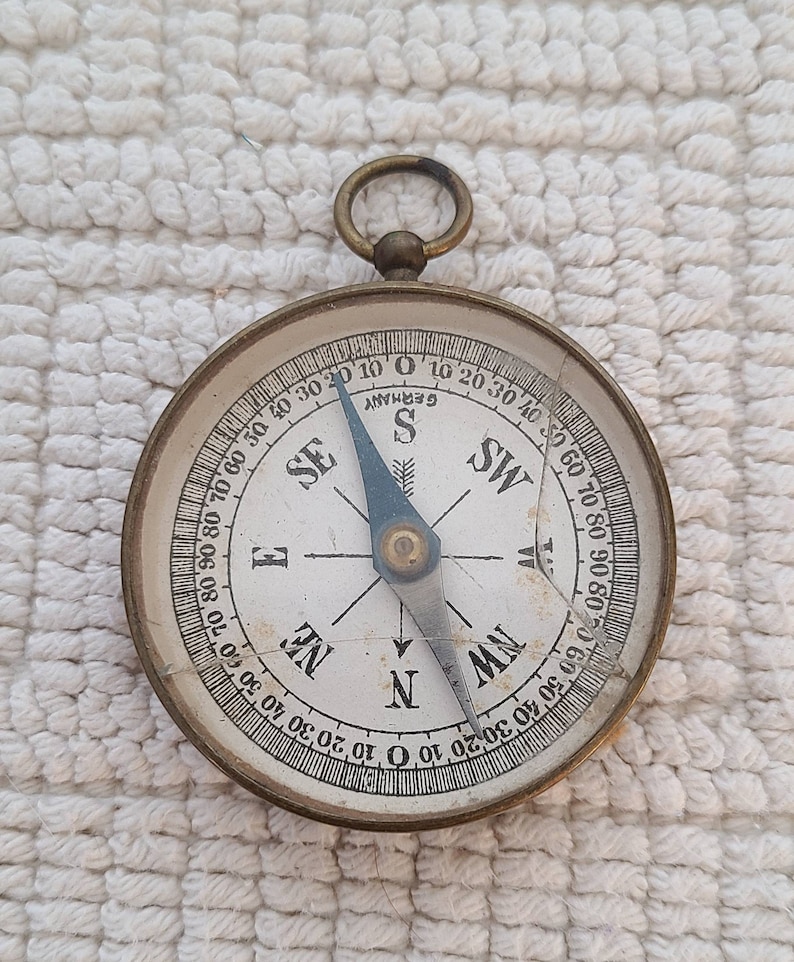 Vintage German Compass - Etsy
