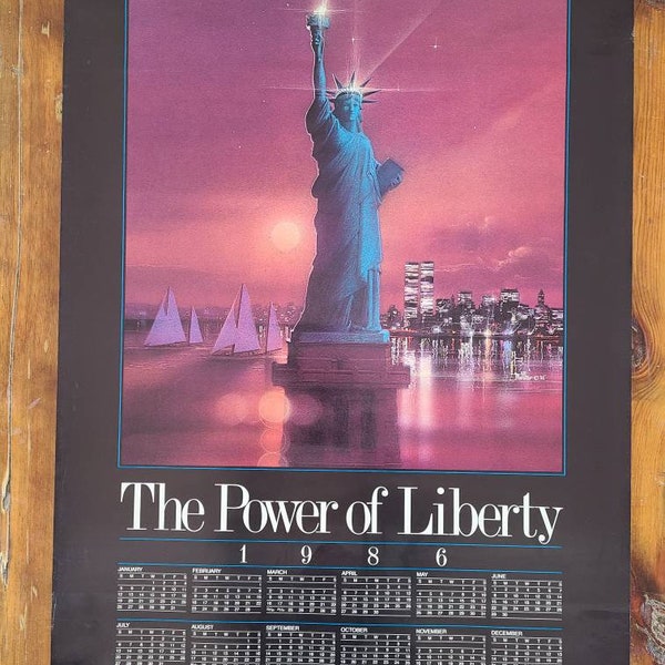 1986 Calendar - Etsy