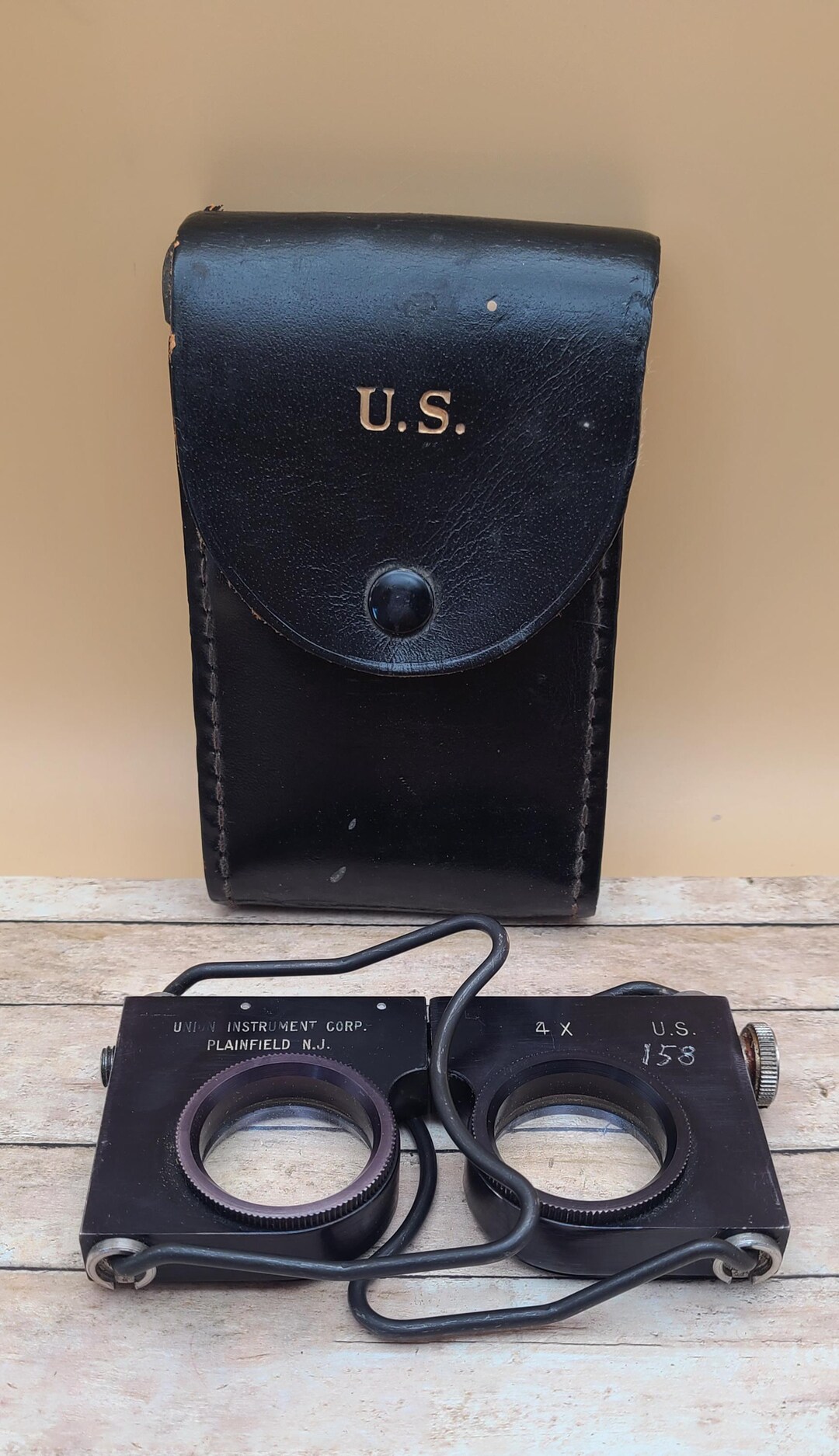 Vintage Union Instrument Field Glasses - Etsy