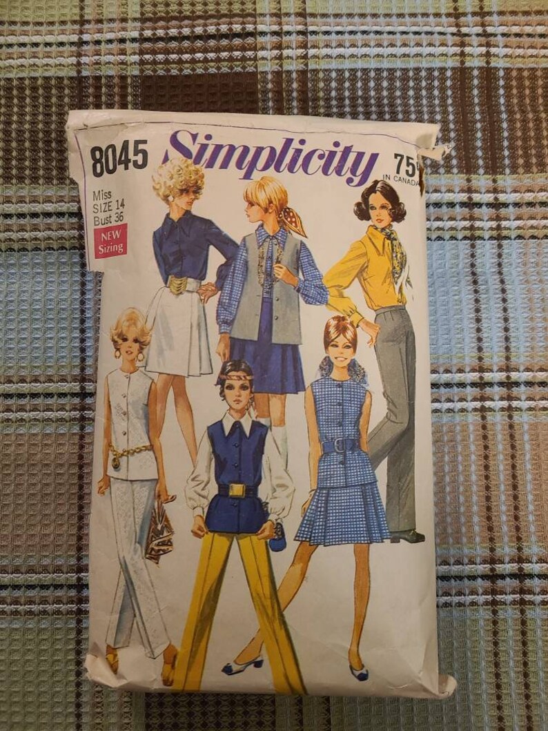 Vintage Simplicity Clothing Patterns. - Etsy