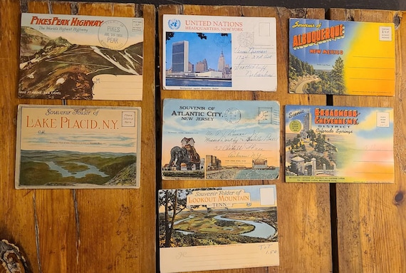 Vintage Souvenir Booklets With Beautiful Photos Inside. - Etsy