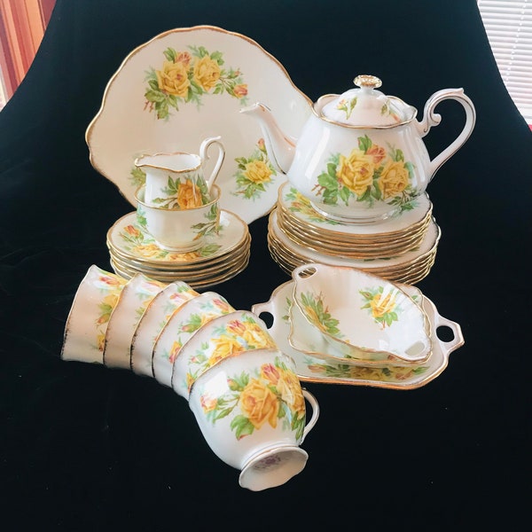 Royal Albert Tea Set - Etsy