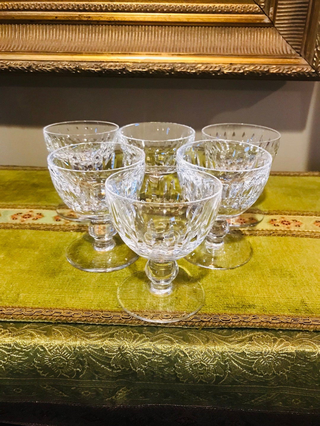Set of 6 Brand New Waterford Crystal Sherbet Champagne Glasses 3 1/2 ...