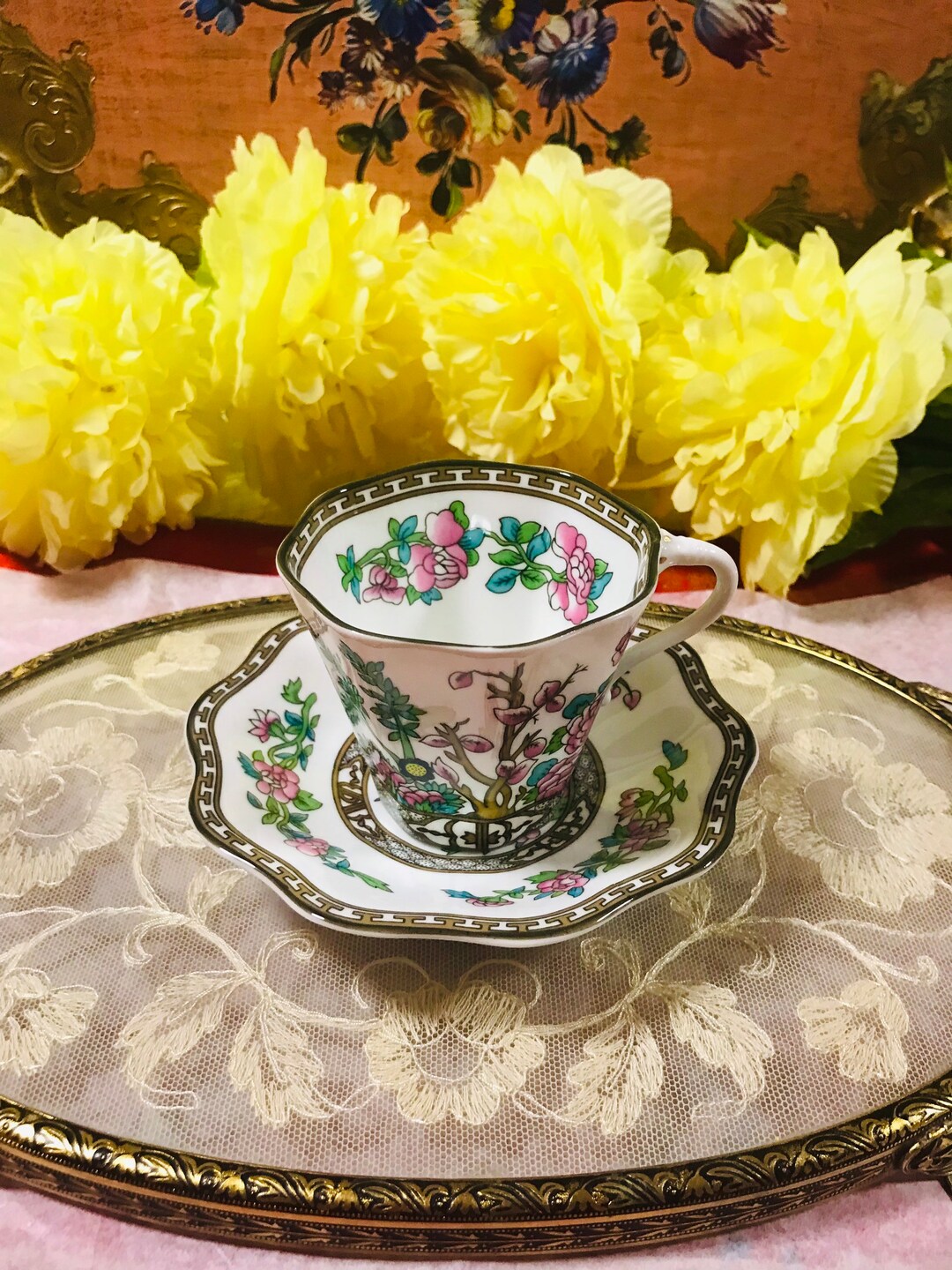 Vintage Unique Coalport “ the Indian Tree” First Produced by Coalport ...