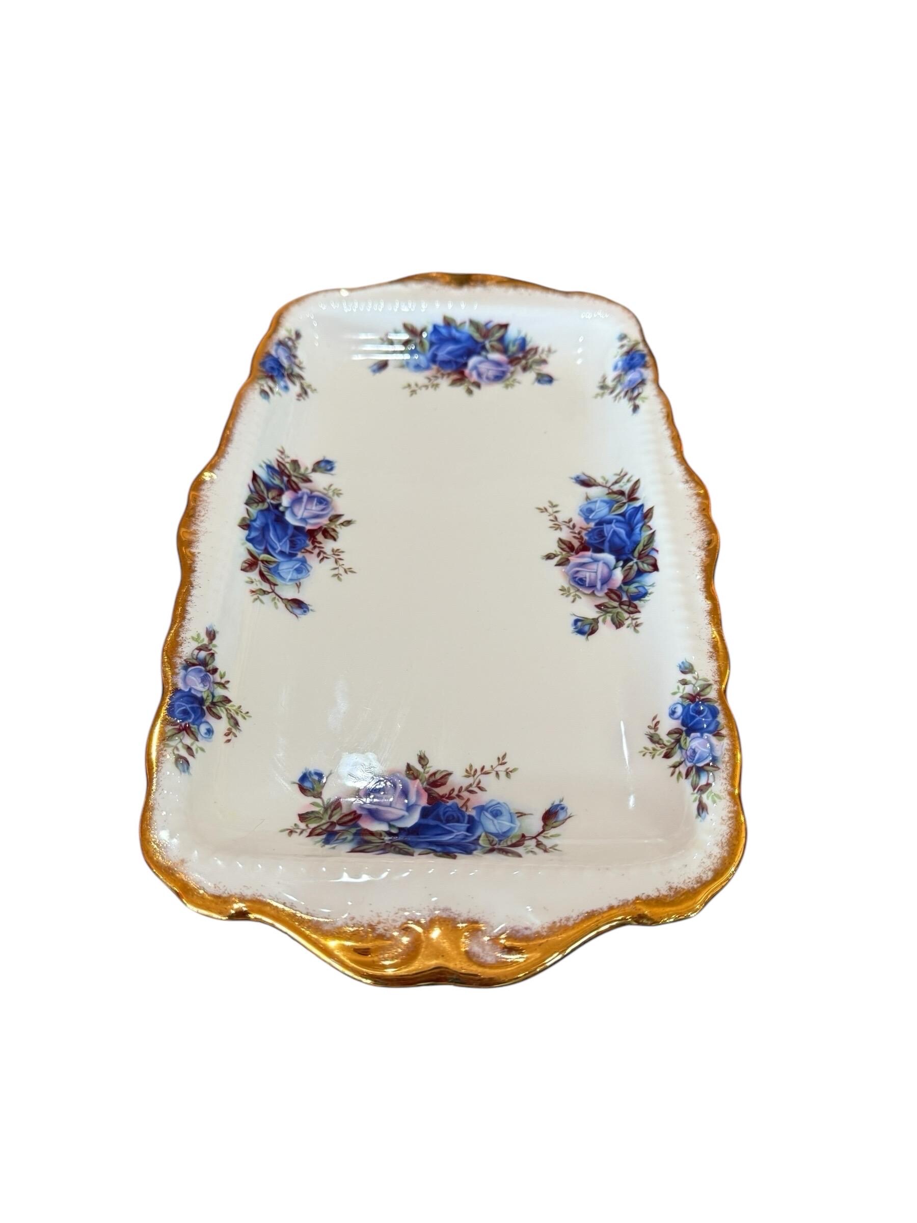 Royal Albert Moonlight Sandwich Plate 11 3/4” L Bone China England ...