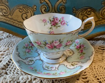 Royal Albert Blue Rose - Etsy