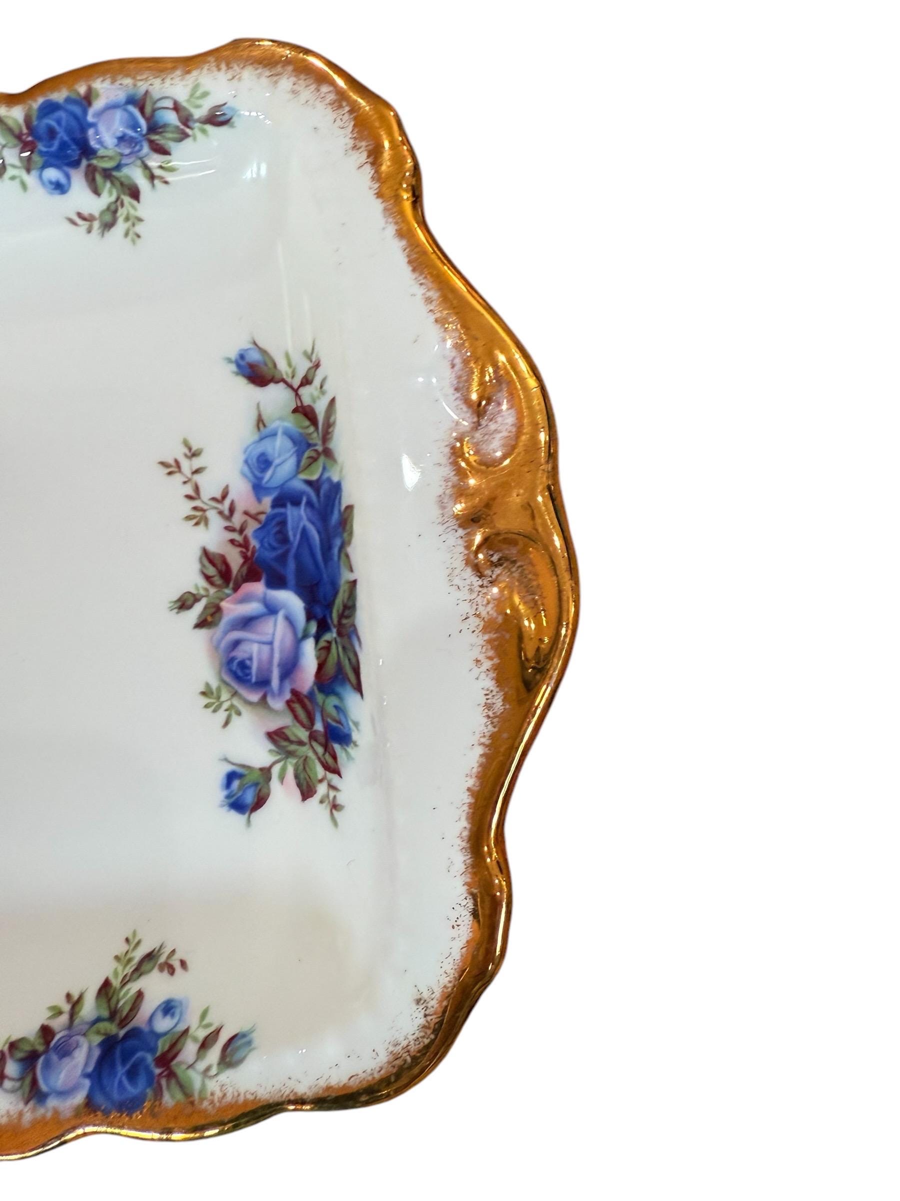 Royal Albert Moonlight Sandwich Plate 11 3/4” L Bone China England ...