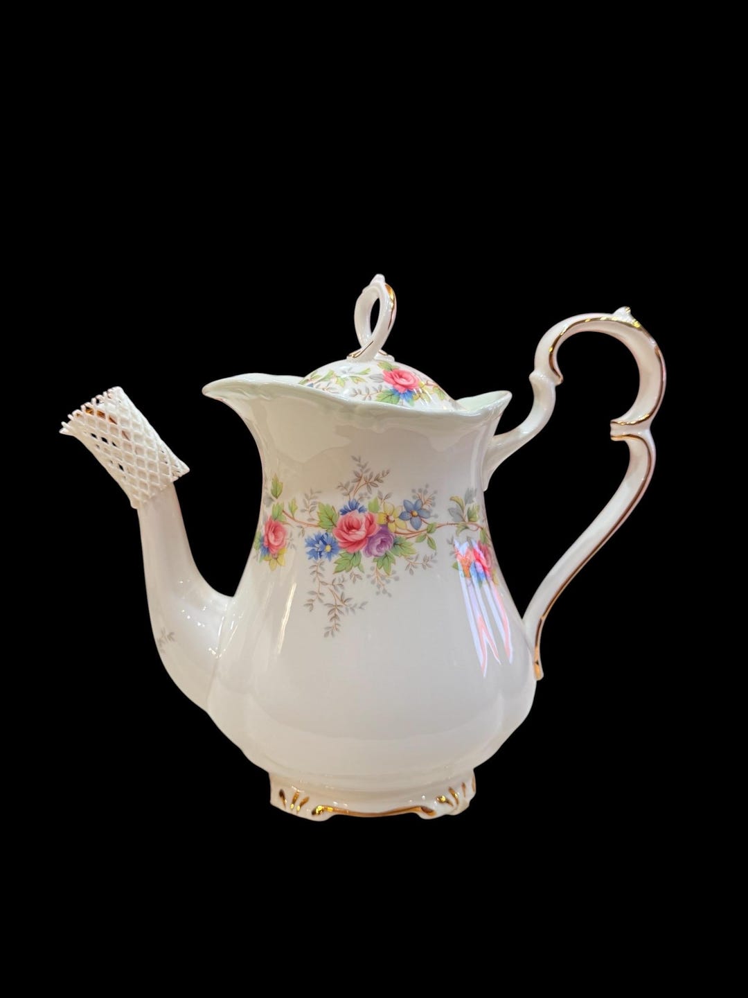 Royal Albert Colleen Large Coffee Pot Bone China England. Pristine ...