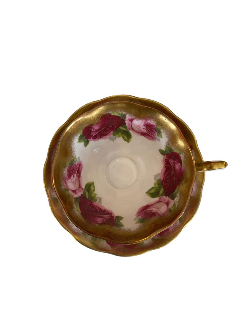 Rare Royal Albert Avon Shaped Treasure Chest Series Old English Rose ...