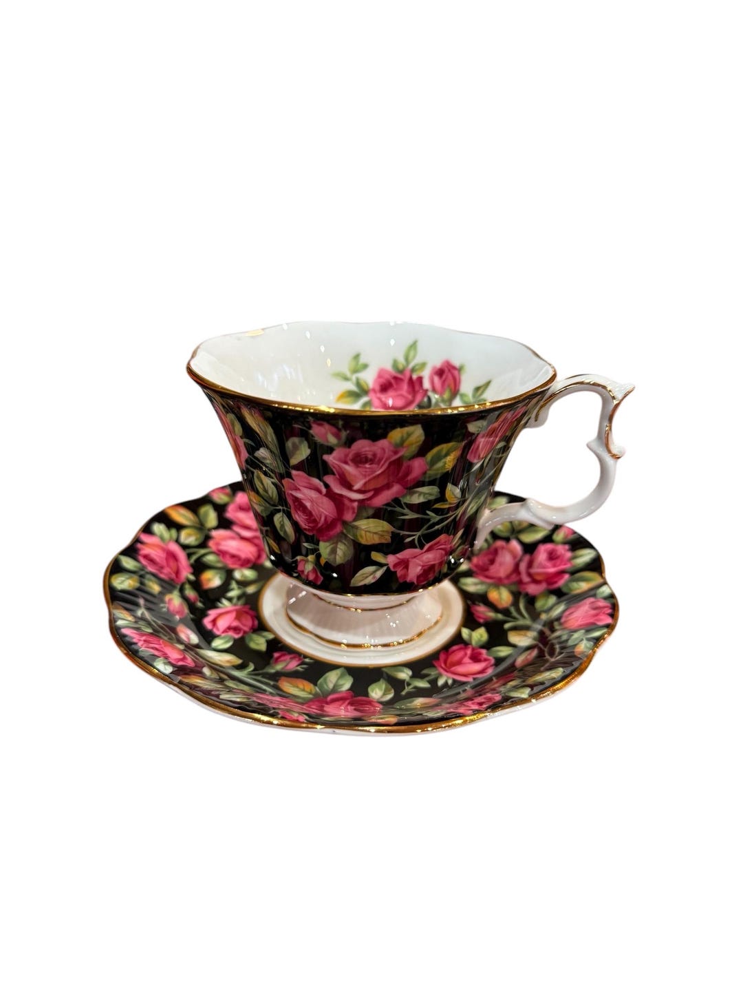 Royal Albert Merrie England Series “trentham” Rea Cup and Saucer Bone ...