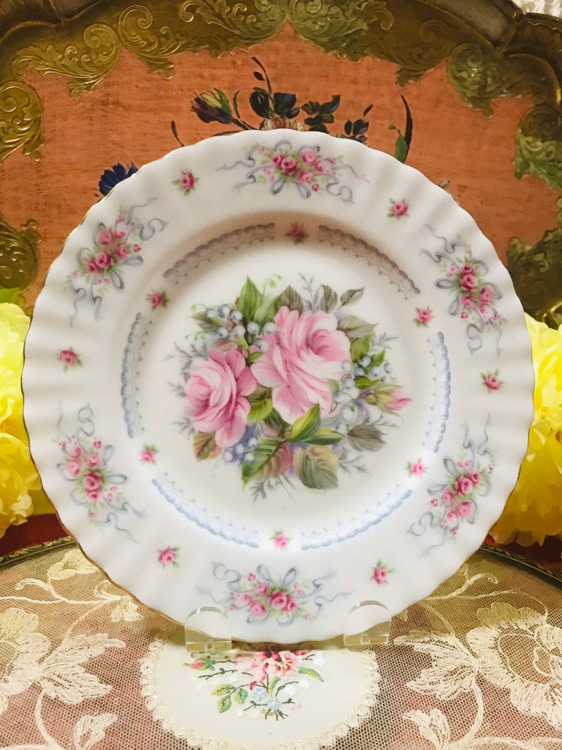 Vintage Royal Albert happy Birthday Plate 8 Bone China - Etsy