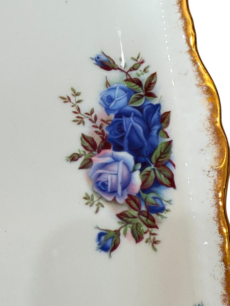 Royal Albert Moonlight Sandwich Plate 11 3/4” L Bone China England ...
