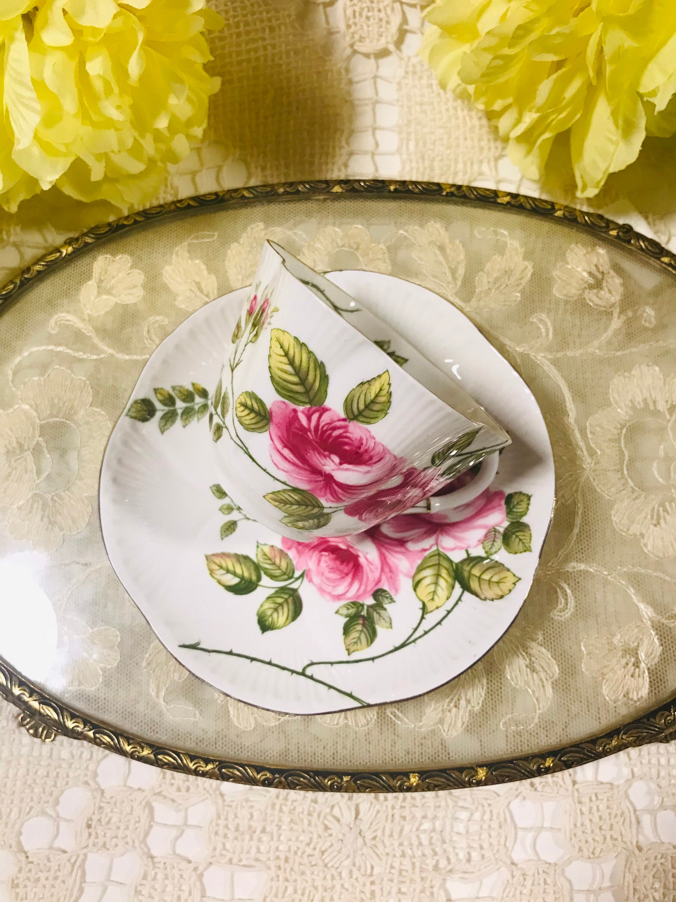 Vintage Collectible Shelley rambler Rose 13671 Pink Rose - Etsy