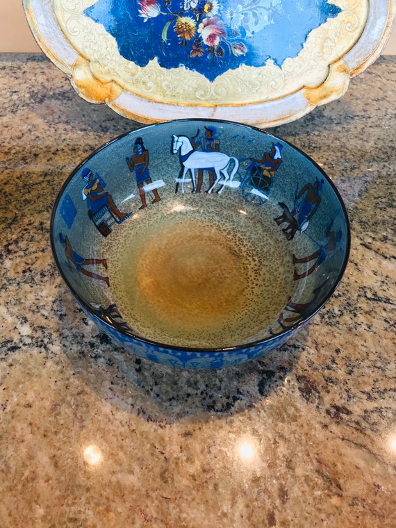 Antique Rare Royal Doulton Titanian Egyptian tutankhamens - Etsy