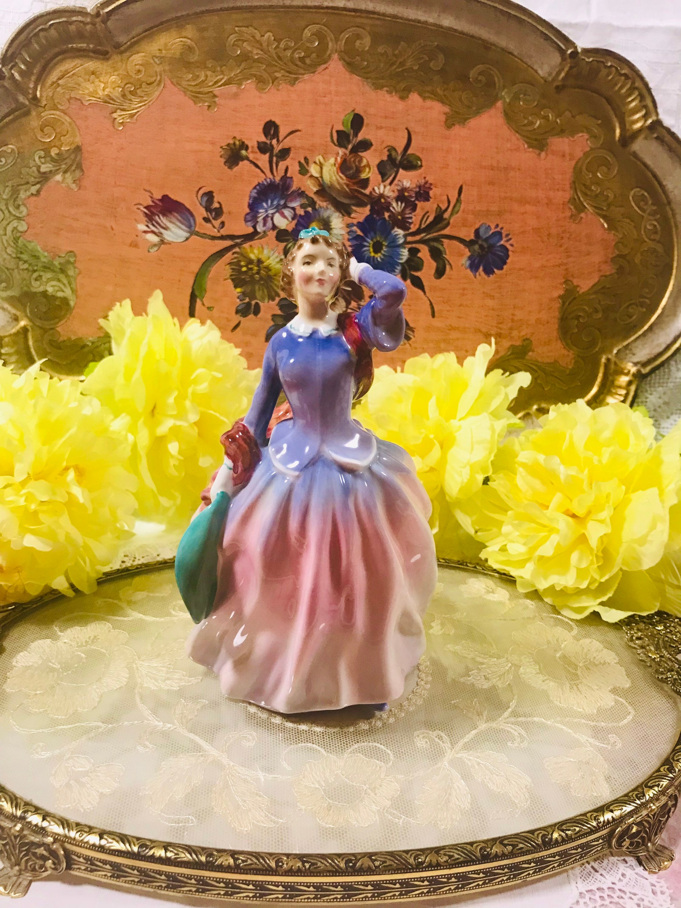 Vintage Royal Doulton Figurine Blithe Morning H.N 2021 - Etsy Canada