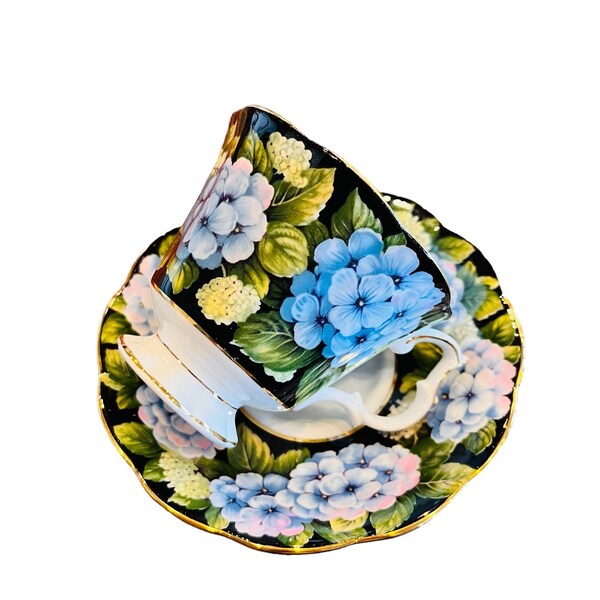 Hydrangea Tea Cup - Etsy