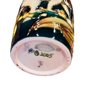 Rare Vintage Moorcroft Pottery Ring-tailed Lemur Vase 7 1/2 T by Asian ...