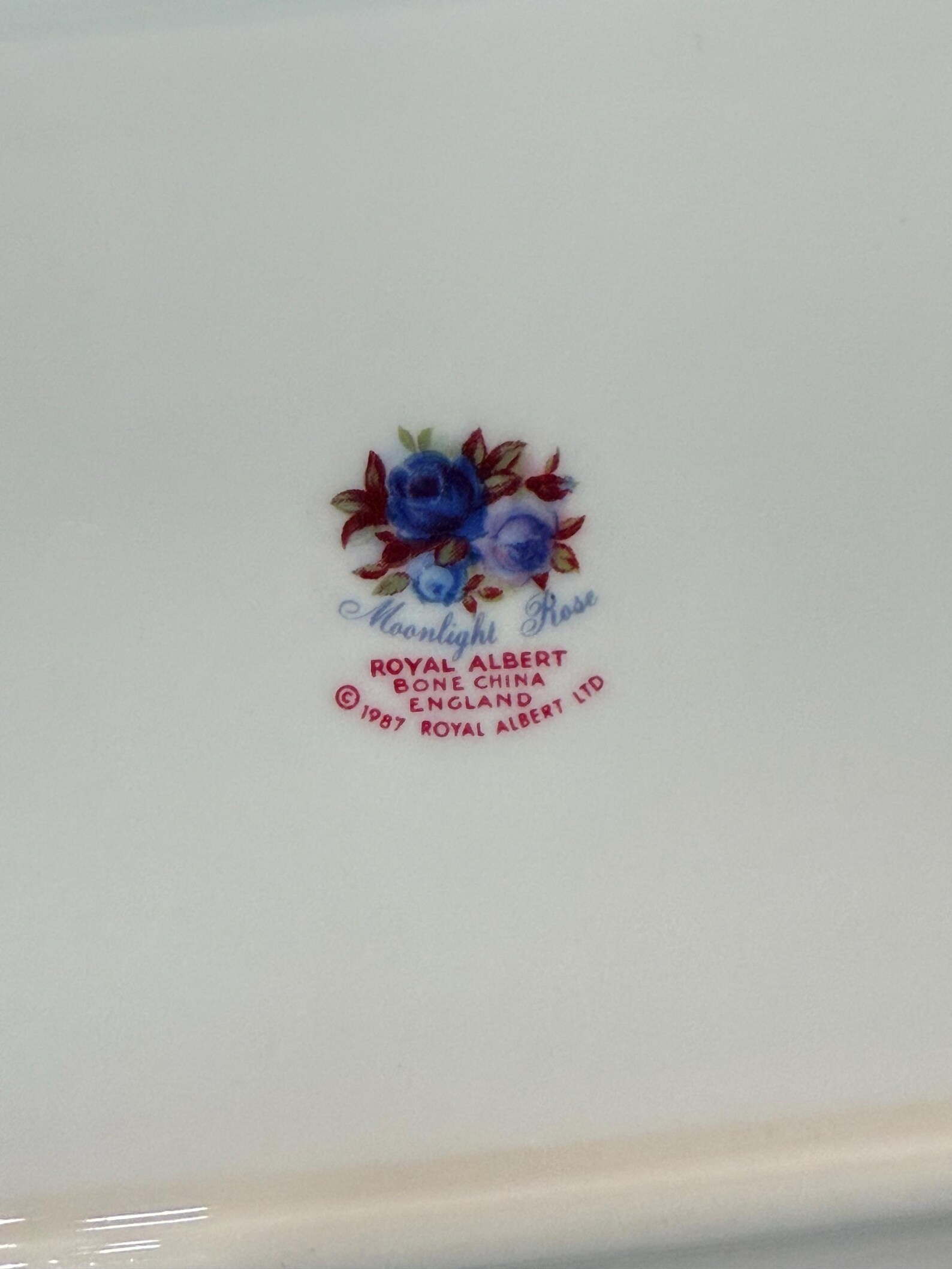 Royal Albert Moonlight Sandwich Plate 11 3/4” L Bone China England ...
