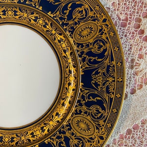 Rare Antique Royal Worcester Number 2029 Exquisite Cobalt Blue 10.25 ...