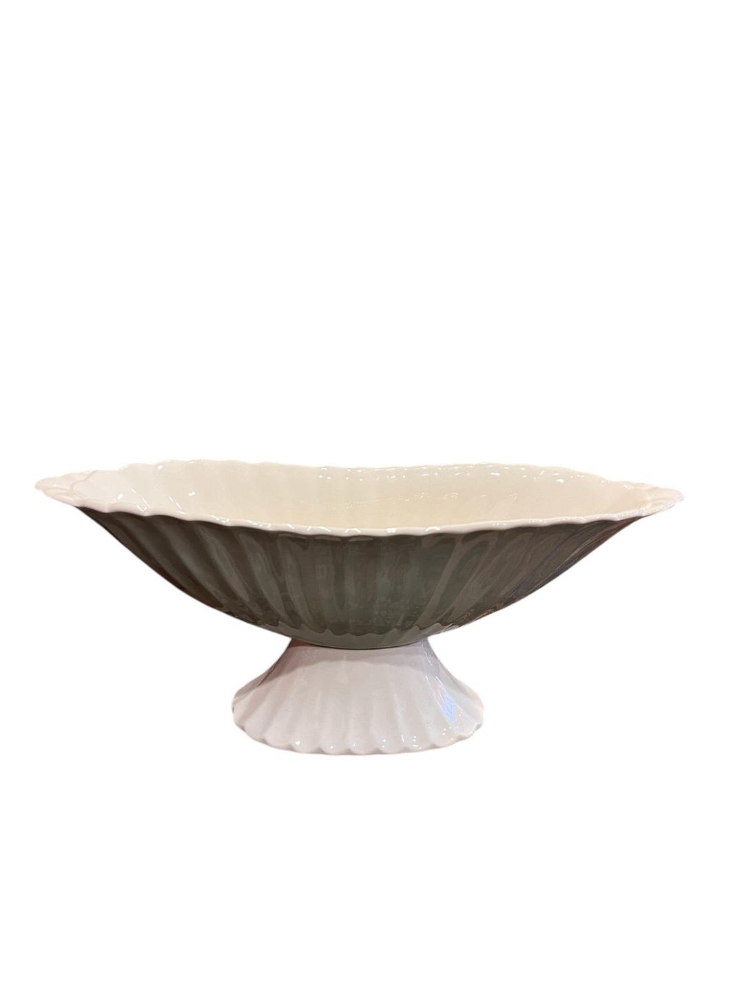 Vintage Spode Pottery Fortuna Boat/mantle Oval Planter / Vase 11 1/2” L ...