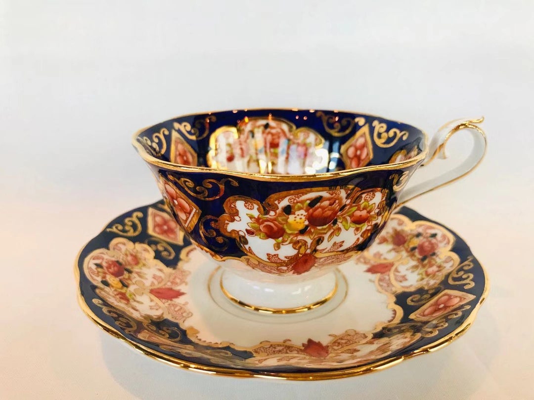 Vintage Royal Avon Shape Albert Heirloom Tea Cup and Saucer Imari Style ...