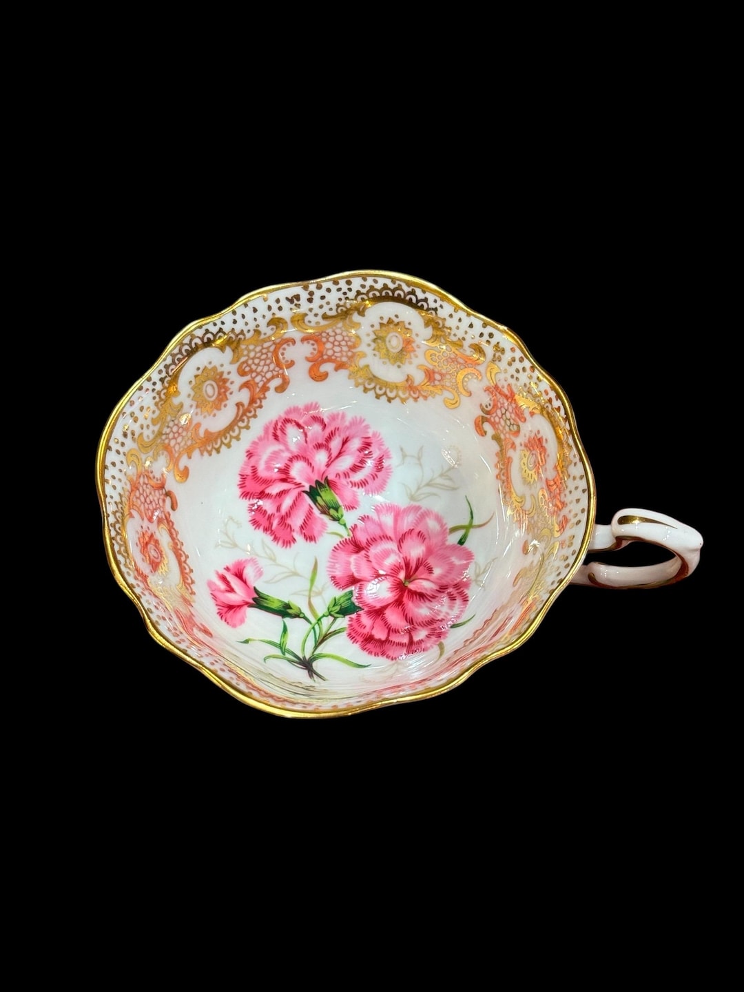 Replacement Paragon Carnation Pink Flower Tea Cup Orphan Bone China ...