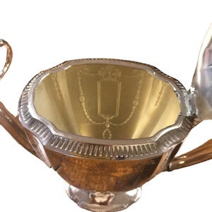 Set of Community Plate C 1920’ Bow Tie With Garland Pattern Coffee Pot ...