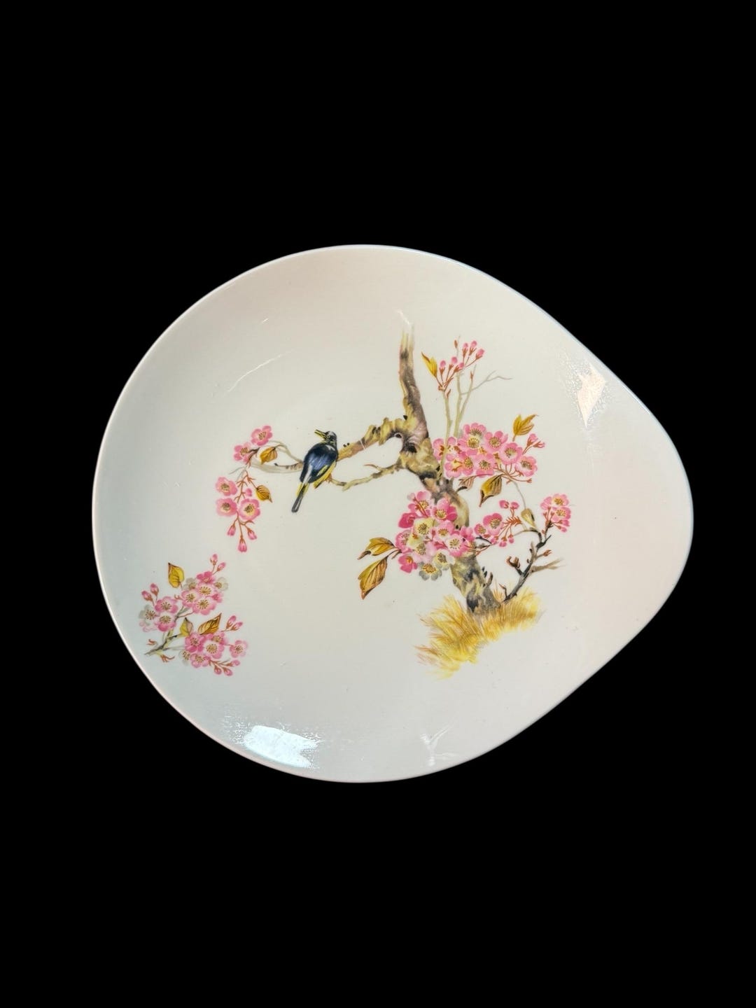 Vintage Queen Anne Shanghai-unique Cake Plate With Blossom Flowers and ...
