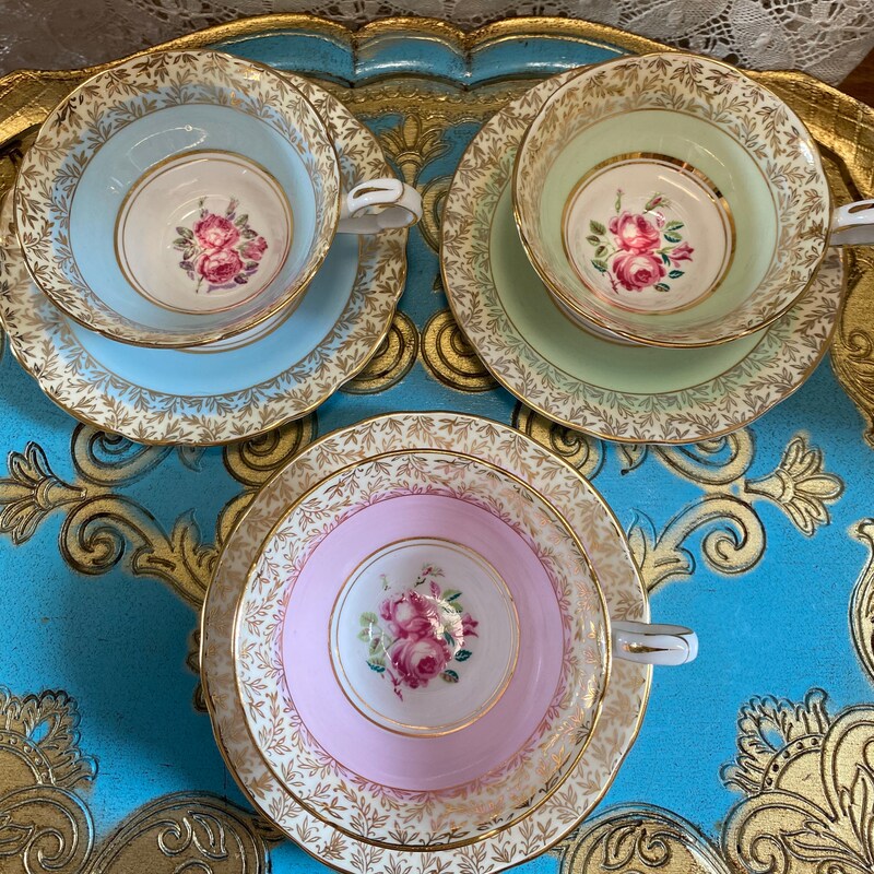 Pink Rose Tea Set - Etsy