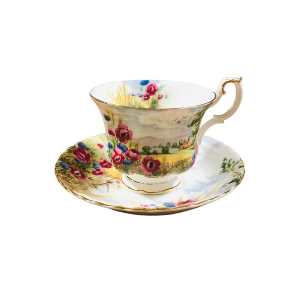 Royal Albert Poppy Tea Cup - Etsy