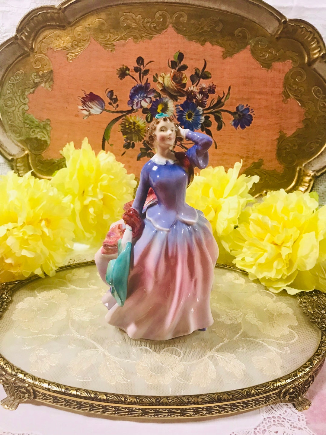 Vintage Royal Doulton Figurine “blithe Morning“ H.N 2021 COPR 1948, Limited Edition Older One ...