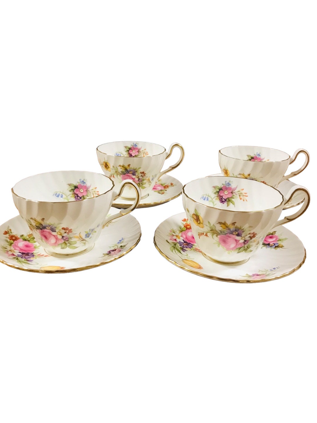 Price for Each… Vintage Foley “devonshire “ Tea Cup and Saucer Bone ...