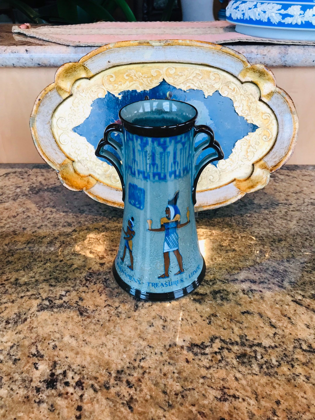 As is Antique Rare Royal Doulton Titanian “tutankhamen’s Treasures ...