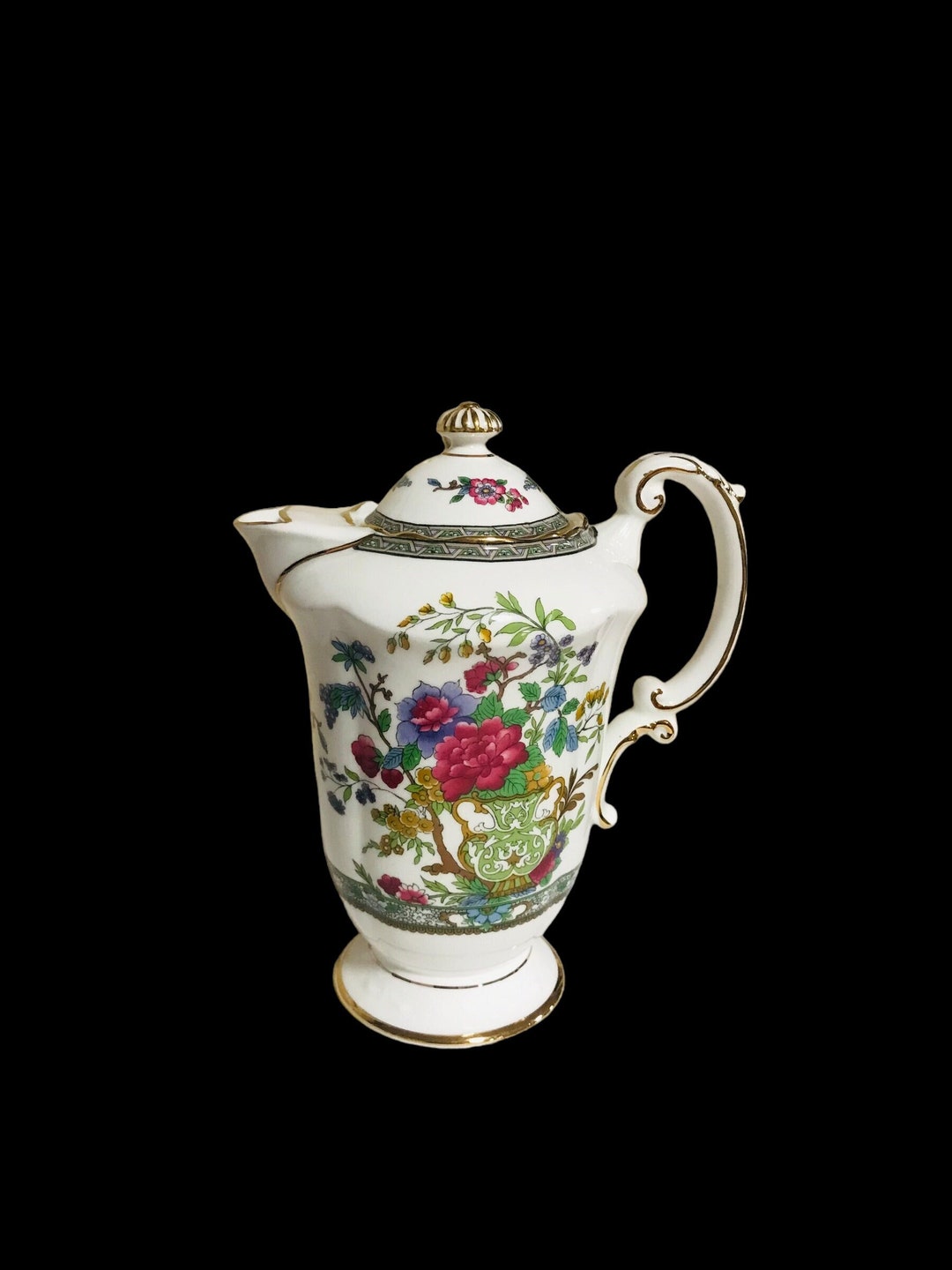 Antique Collectible Paragon tree of Kashmir Pattern Chocolate/water Jug ...