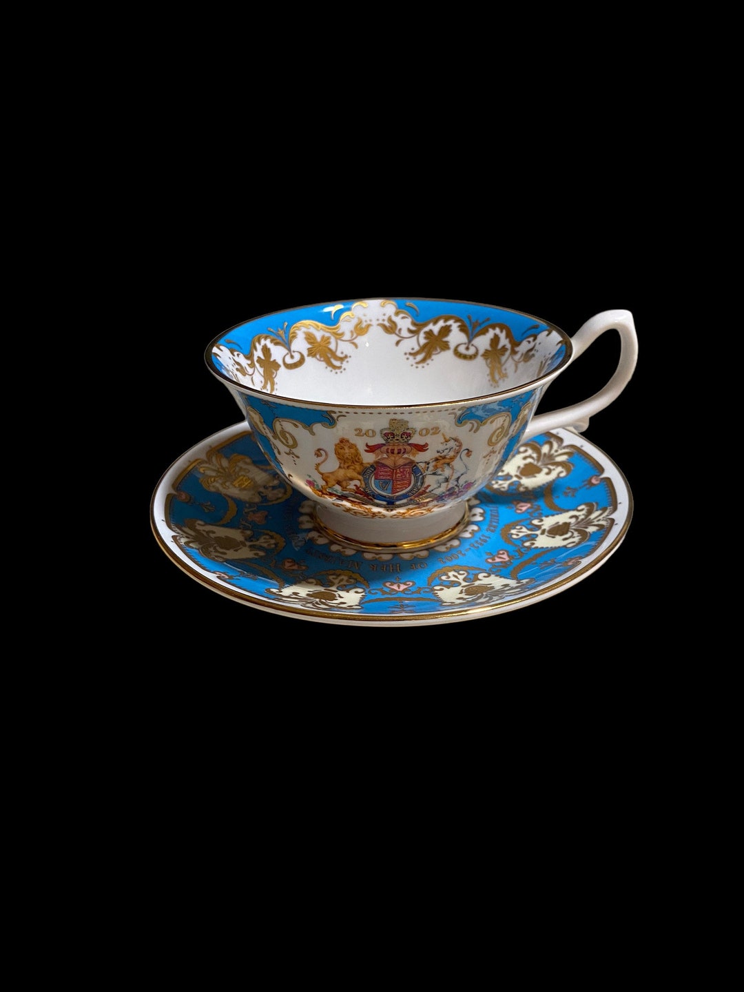 The Royal Collection Tea Cup and Saucer to Celebrate the Golden Jubilee ...