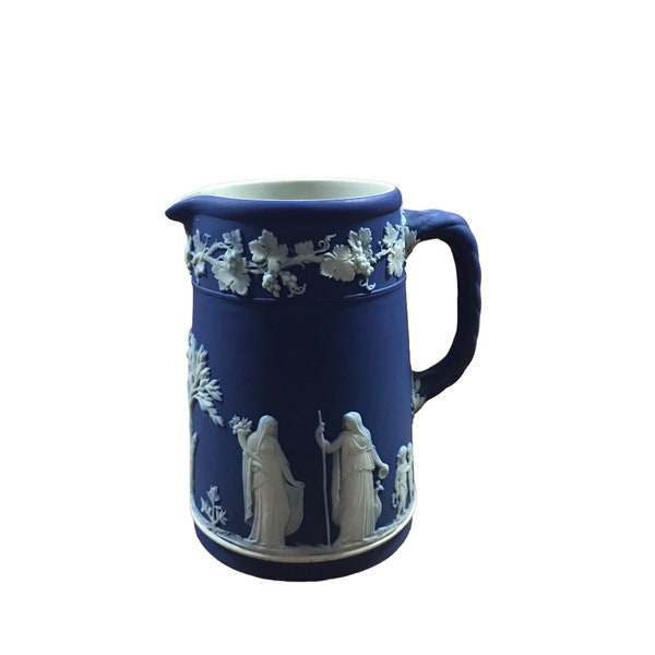 Blue Wedgewood Pitcher Made in England - Etsy