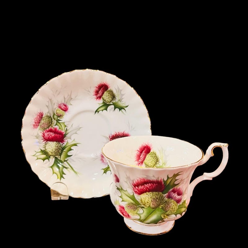 Thistle Tea Cup - Etsy